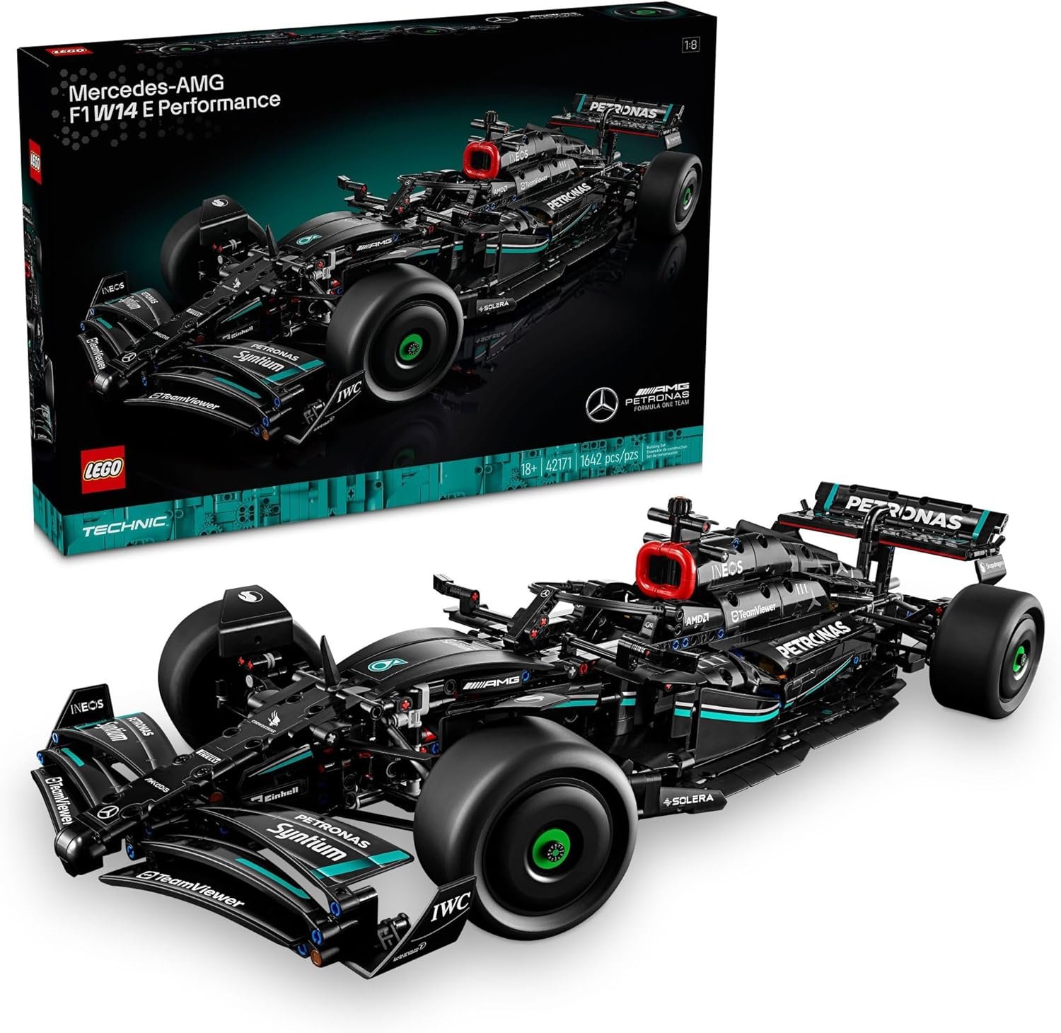 Lego Technic Mercedes amg F1 W14 E Desempenho